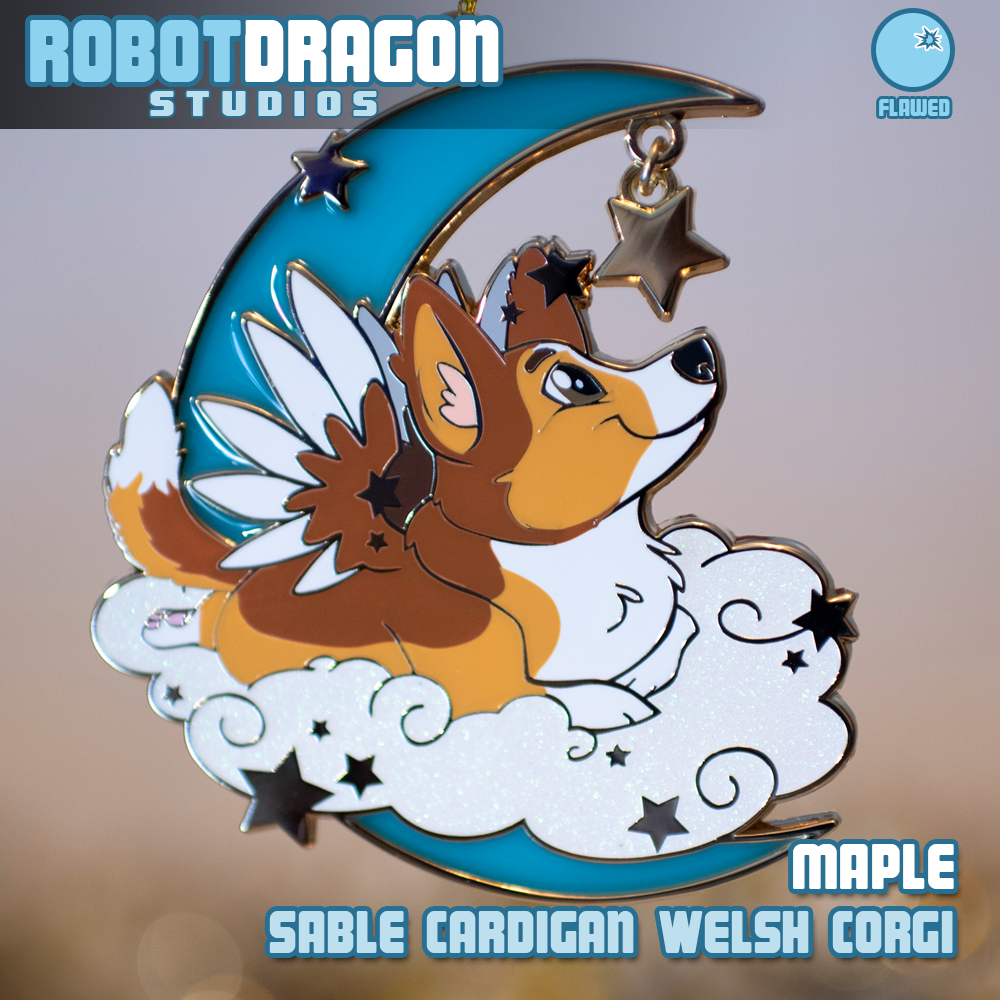 Sable Cardigan Welsh Corgi Ornament – Robot Dragon Studios